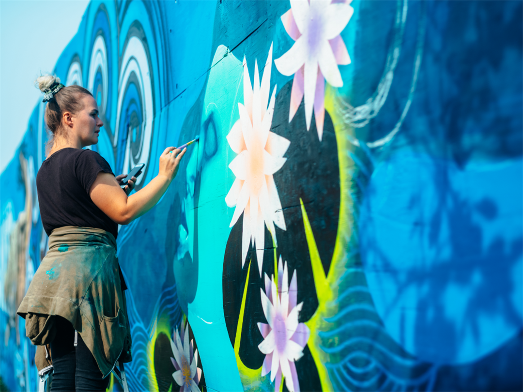 Mural on Panmure Street, Newstead | Mount Alexander Shire Council